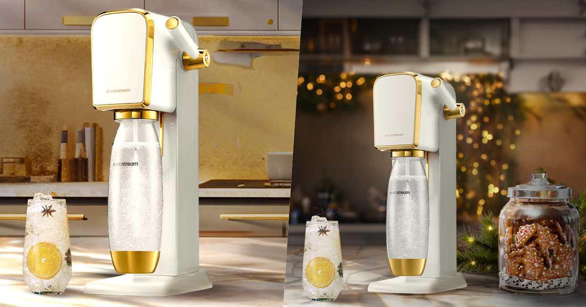 奢華白金新色驚艷登場！SodaStream ART Gold 氣泡水機質感再升級！復古圓弧機身超時尚 － COOL SIS 酷女孩